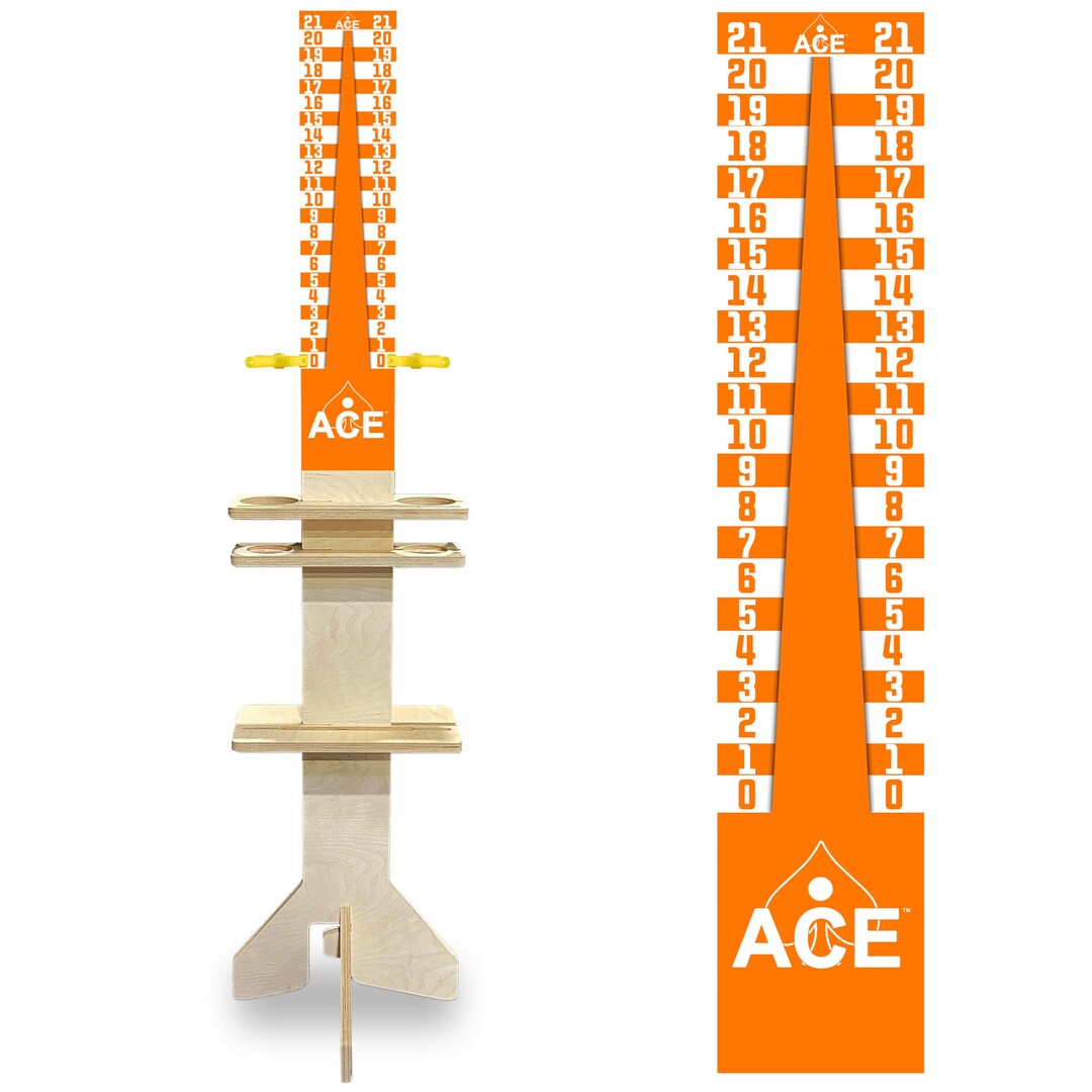 Elite Cornhole Scoreboard Triangle Edition (orange/white) - Etsy