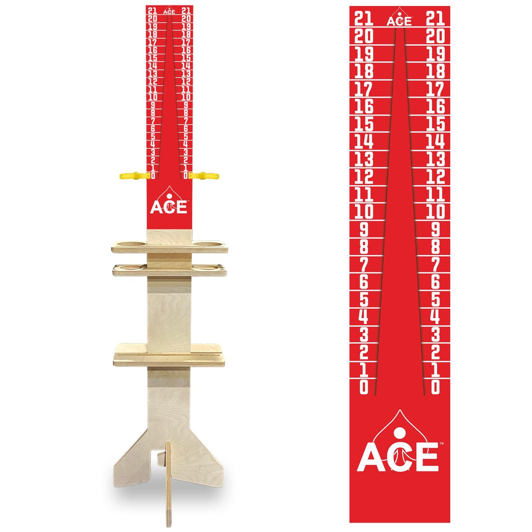 Elite Cornhole Scoreboard Triangle Edition (red/red) - Etsy