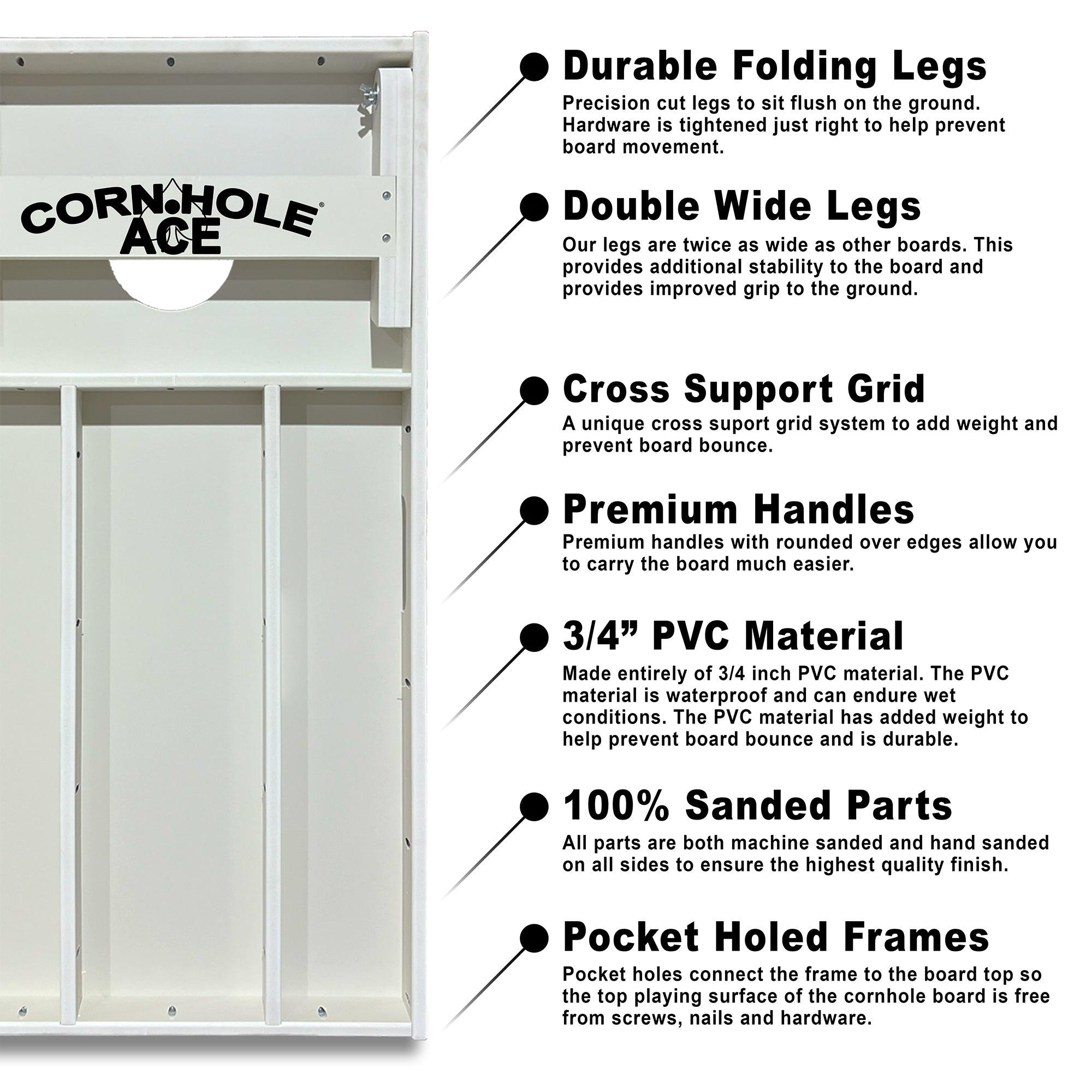 Baltimore Tailgate Triangle Design (purple and Black) - Cornhole Board ...