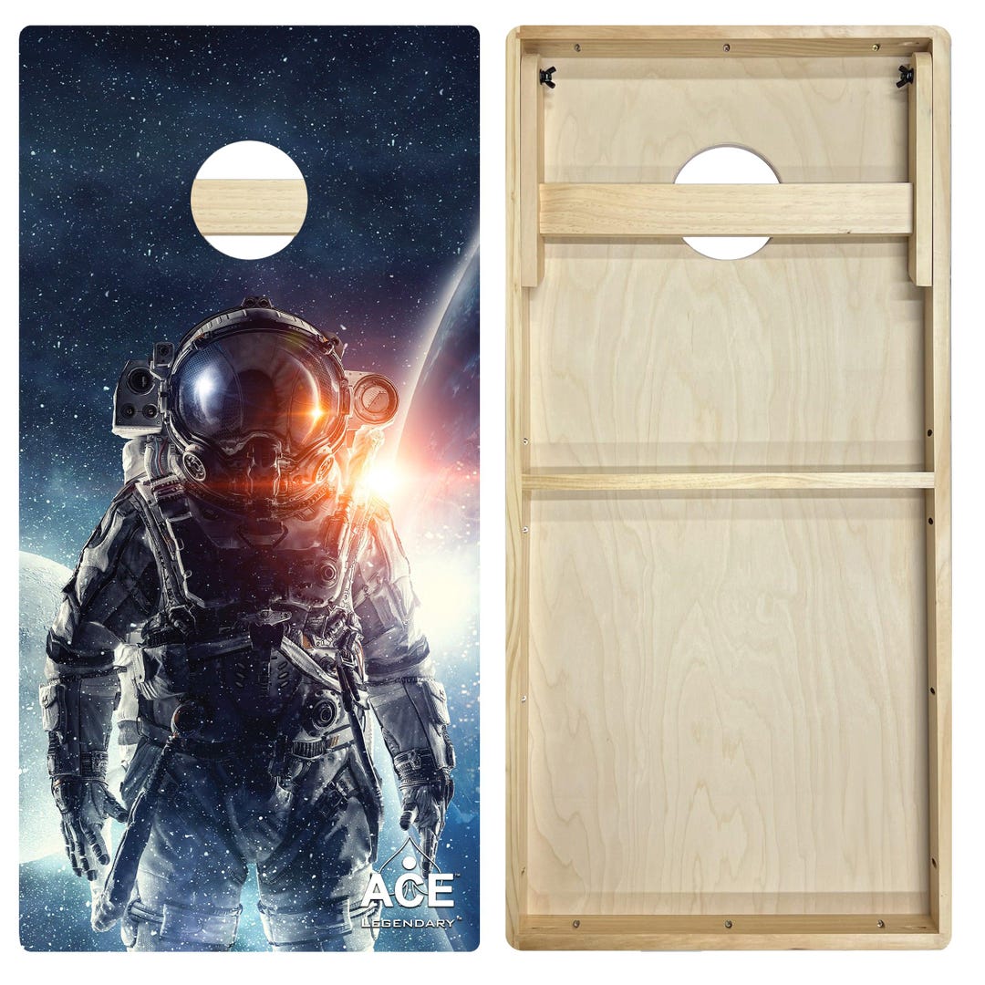 Astronaut Legendary Series - Cornhole Board Set - Intermediate - Etsy