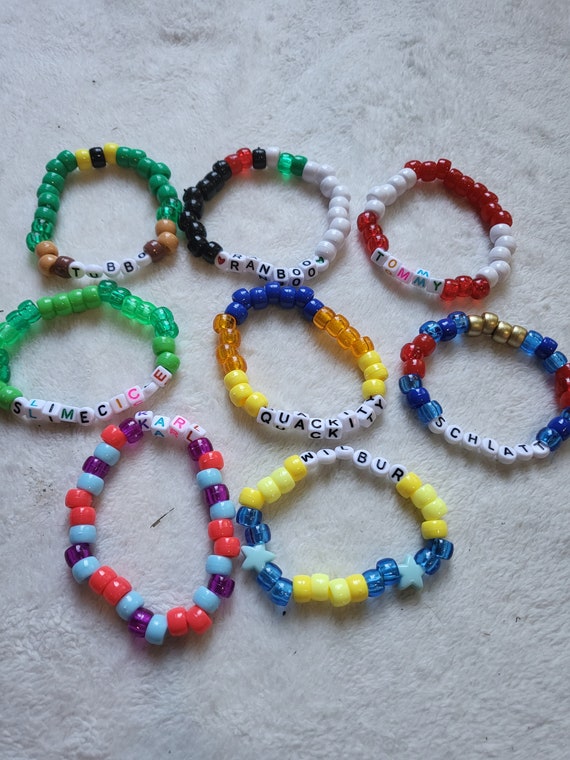 Dsmp Character Bracelets - Etsy