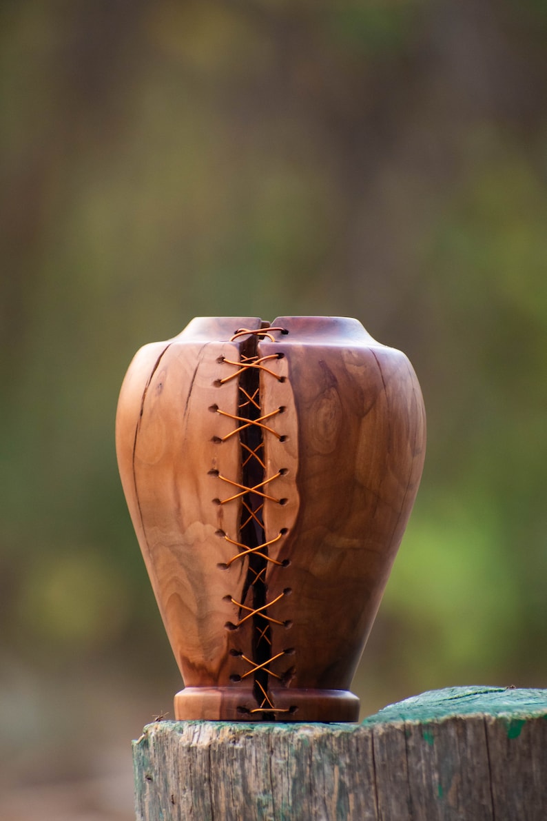 Wooden Vase From Pear Wood - Etsy
