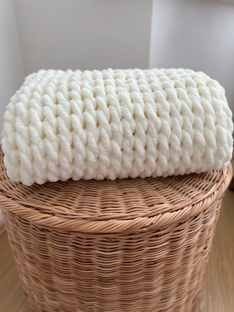 Baby Chunky Blanket - Etsy