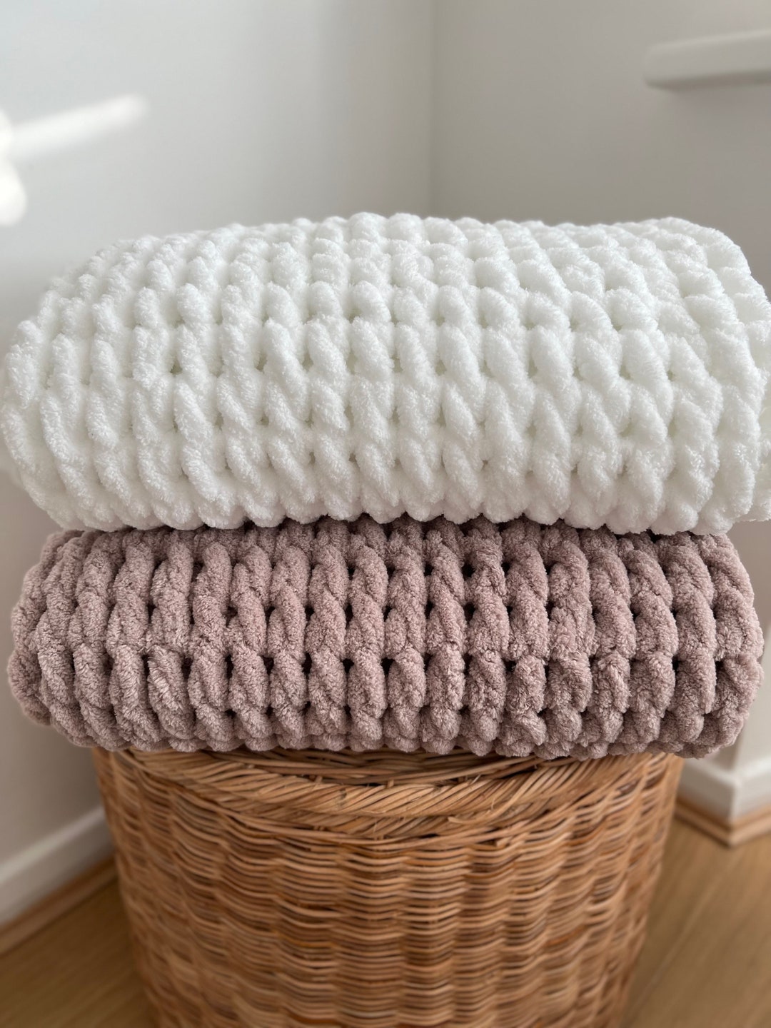 Baby Chunky Blanket - Etsy