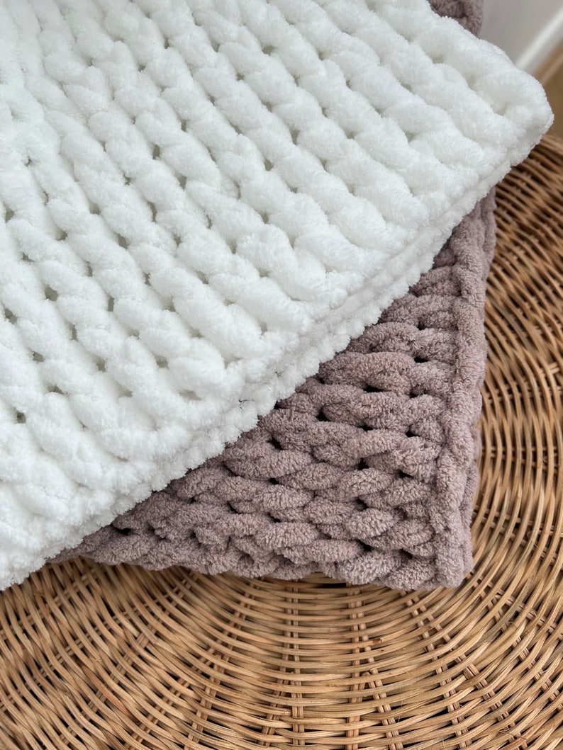Baby Chunky Blanket - Etsy