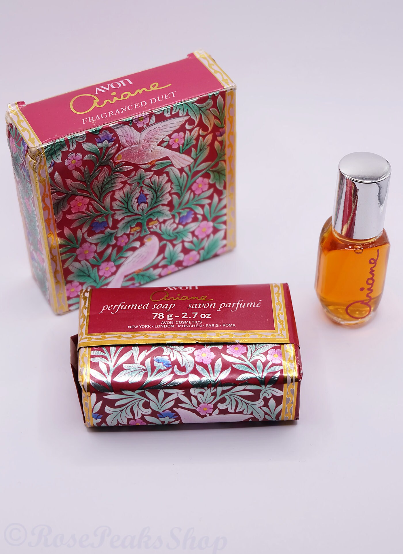 AVON COSMETIC Vintage Ariane Fragranced Duet Soap and - Etsy