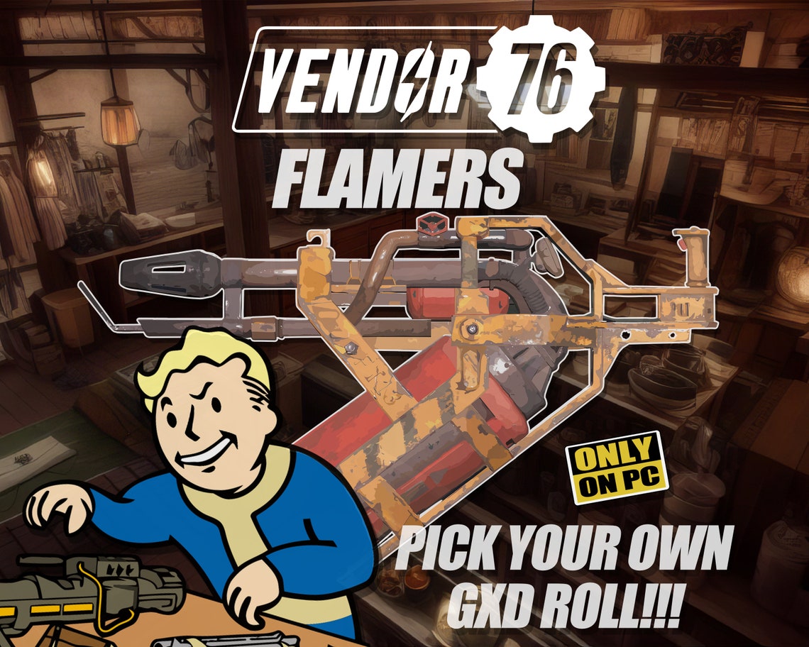 Flamer META, Flamethrower, Napalmer, Groll Legendary Prefixes, Pick ...