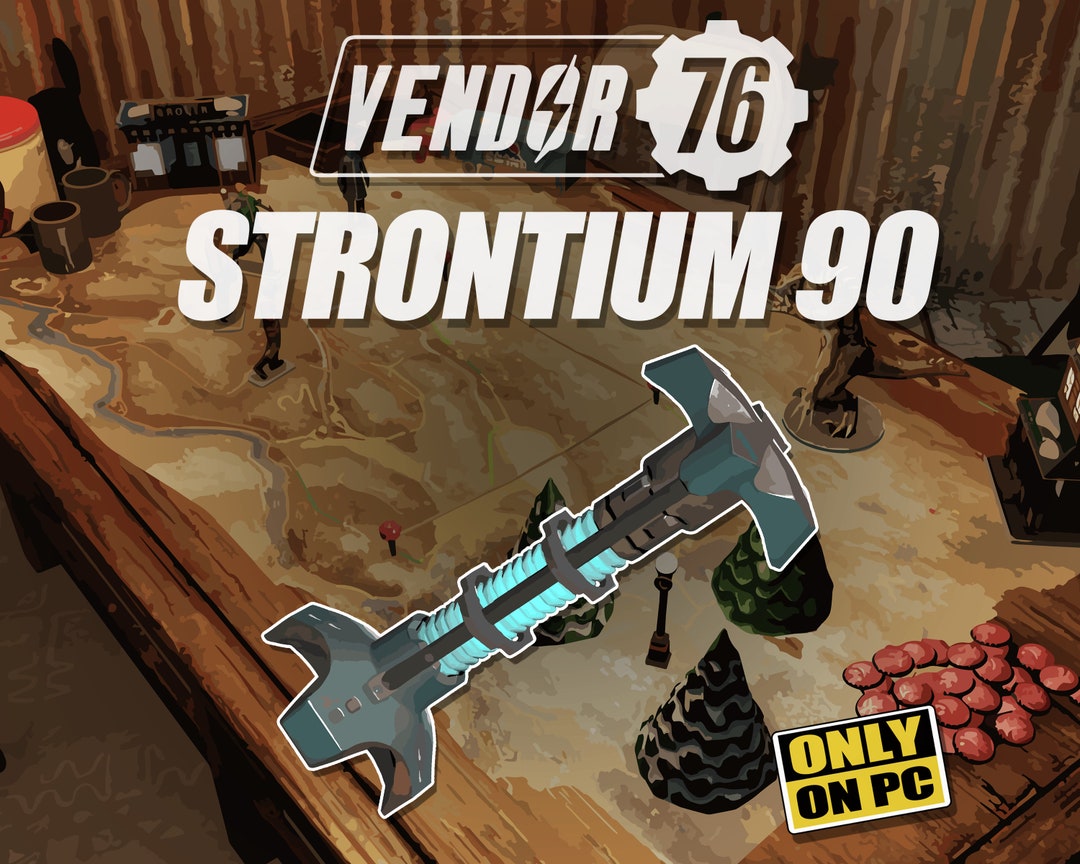 Strontium 90 Event/quest Collectible MISC Item Fallout 76 - Etsy