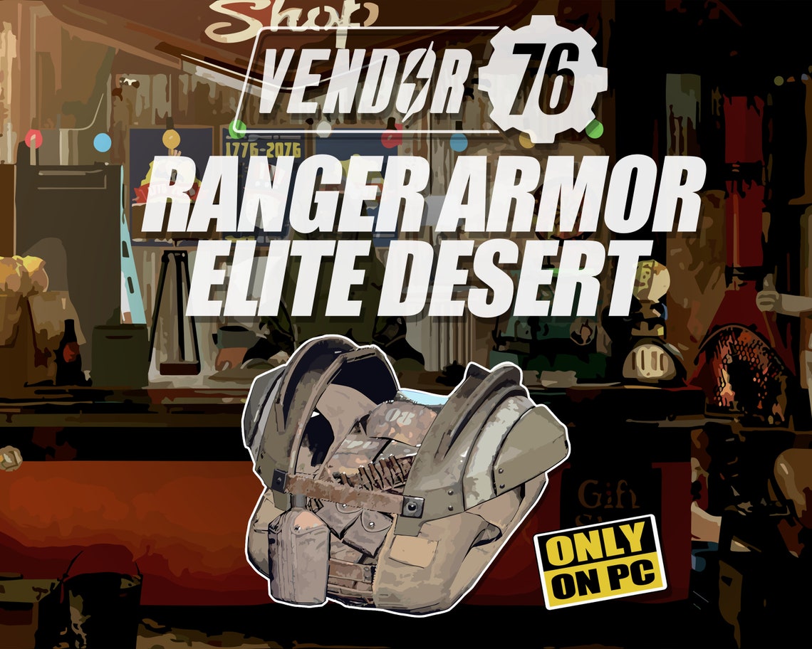 Ranger Armor Elite Desert Super RARE Apparel, Collectible Item Fallout ...