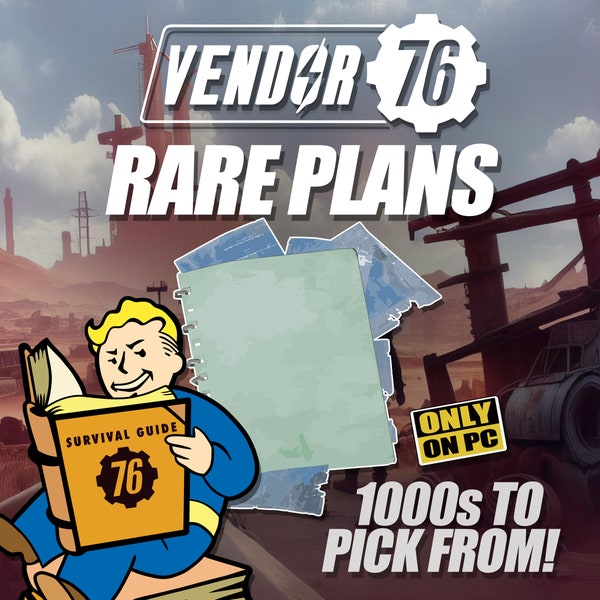 Fallout 76 Pc Plans - Etsy