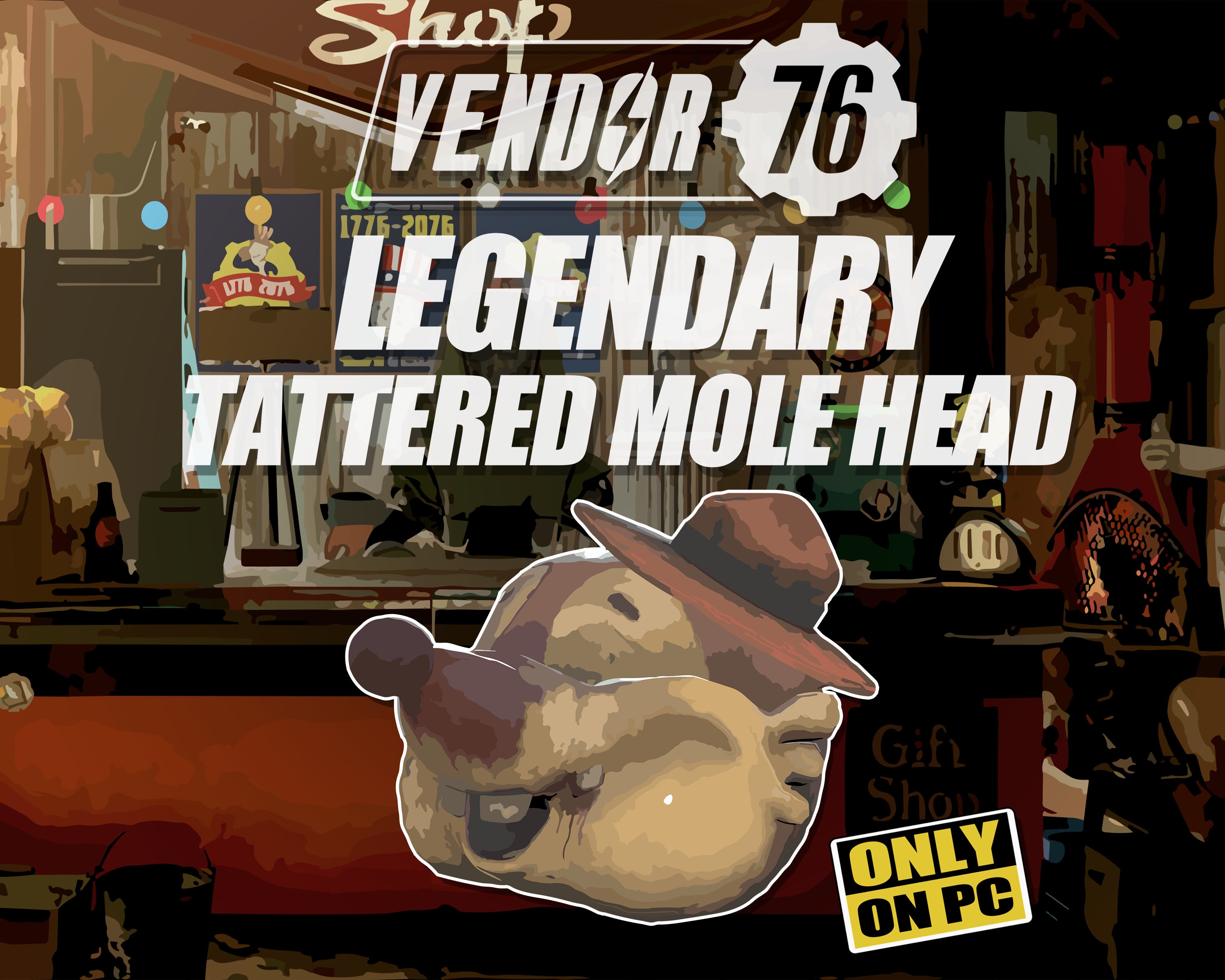 Cartoon Mole Head
