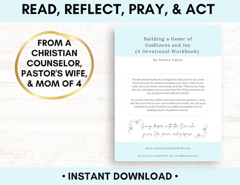Printable Devotional for Women to Build a Godly and Joyful Home ...