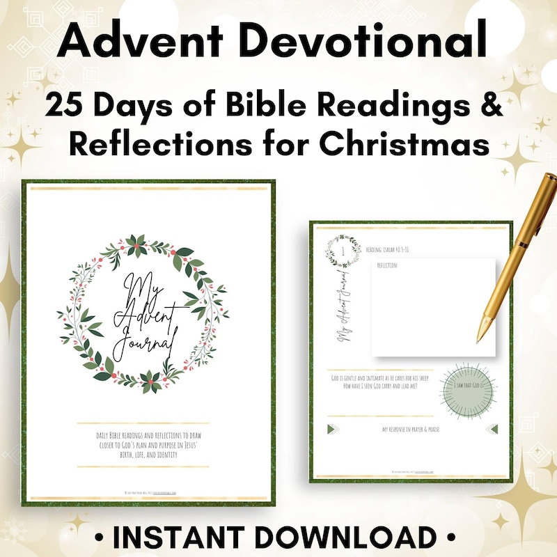 Advent Journal - Etsy