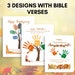 Thanksgiving Handprint Art With Bible Verses, Turkey Handprint, Fun ...