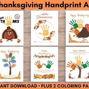 Thanksgiving Handprint Art With Bible Verse Turkey Handprint - Etsy