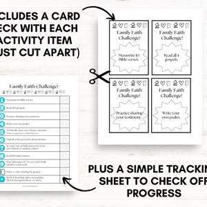 Family Bible Activity Challenge, 10 Activities to Build Your Family's ...