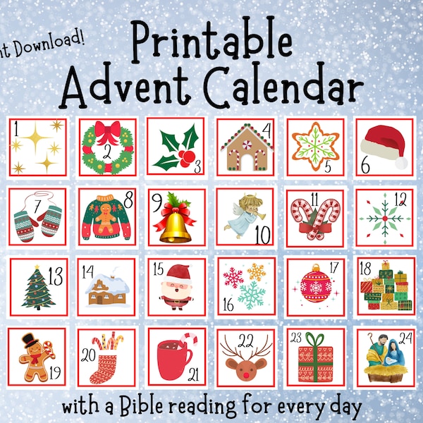 Wooden Advent Calendar - Etsy