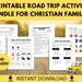 Road Trip Printable Activity Bundle With Games for Kids, Bible ...