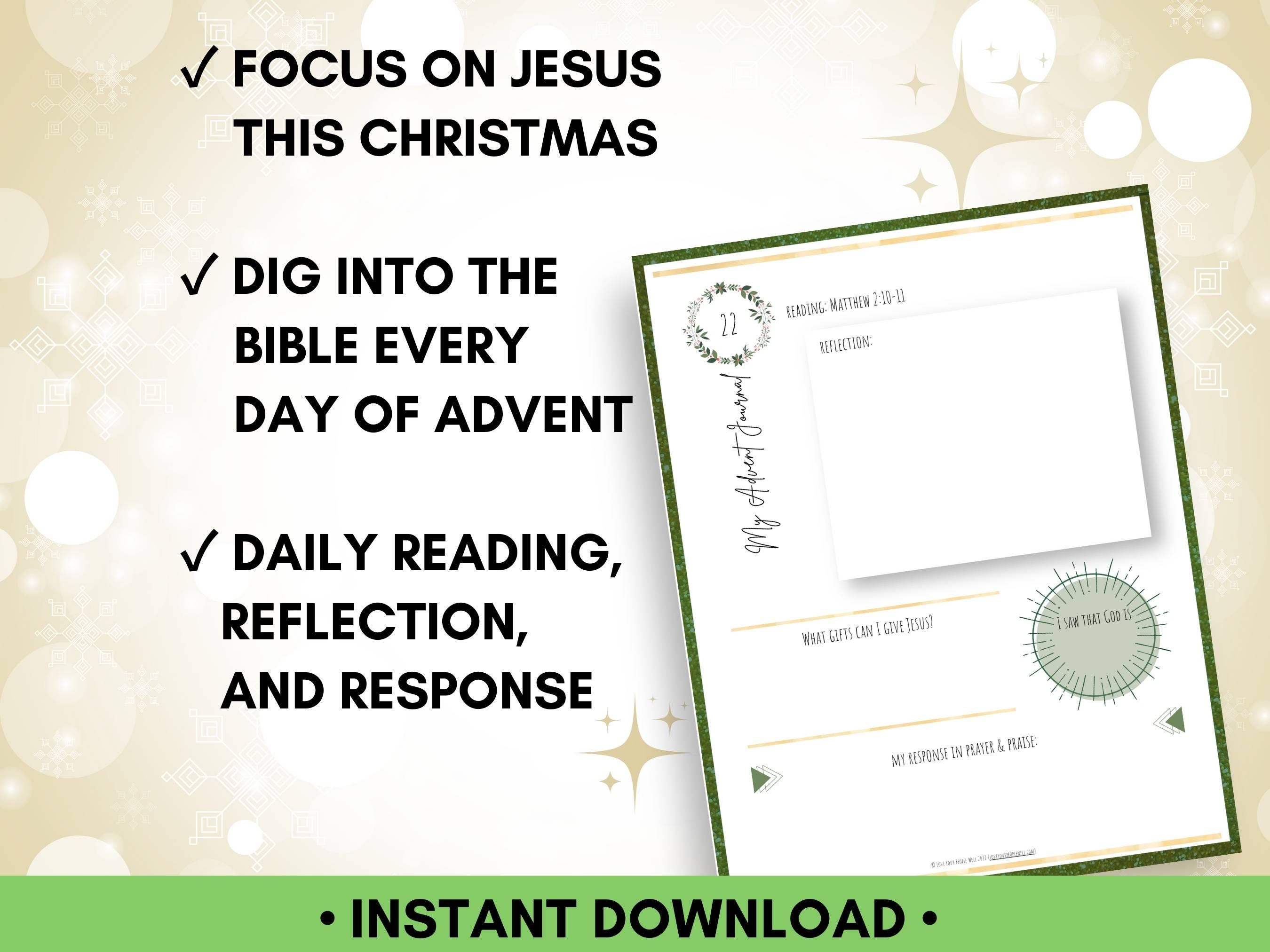 Printable Advent Devotional: 25 Days of Bible Study (PDF) - Etsy