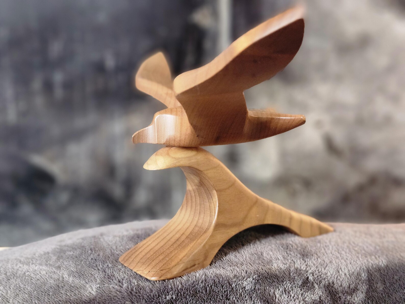 Mid-century Modern, "chalet", Myrtlewood, Seagull, in Flight ...