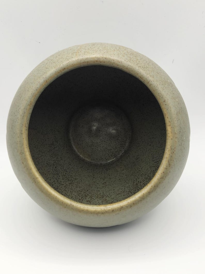 Mid-century, Mccoy "floraline" Pottery Vase, #415 Model in a Sage Green ...