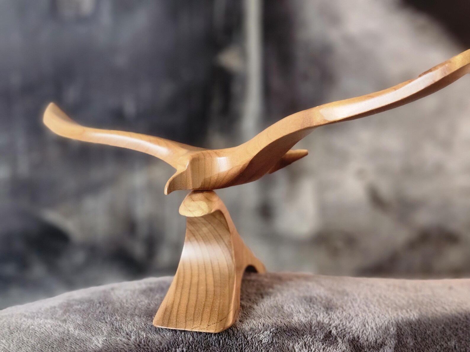 Mid-century Modern, "chalet", Myrtlewood, Seagull, in Flight ...