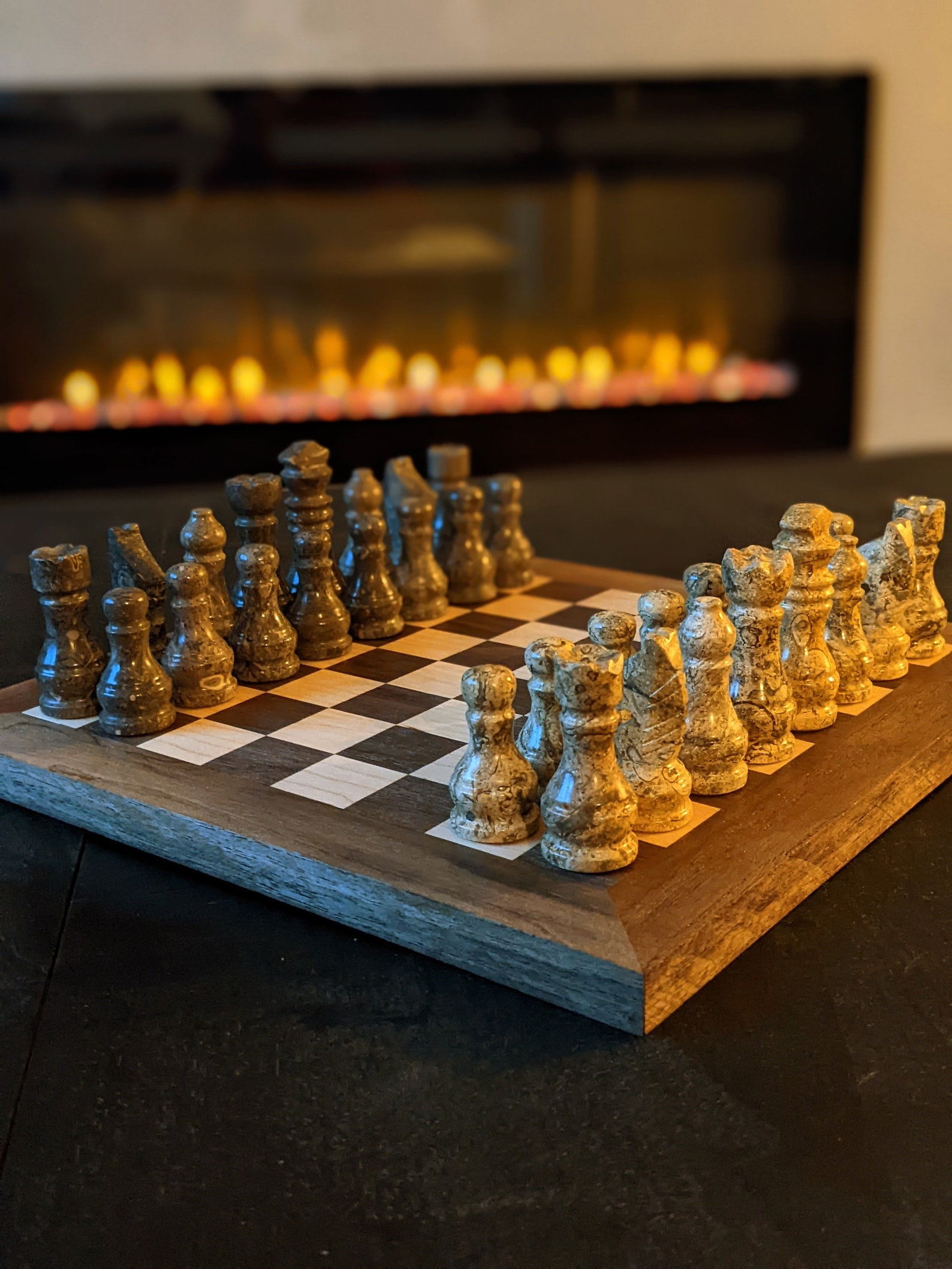 Chessboard Standard Tournament Style Chessboard With Walnut - Etsy