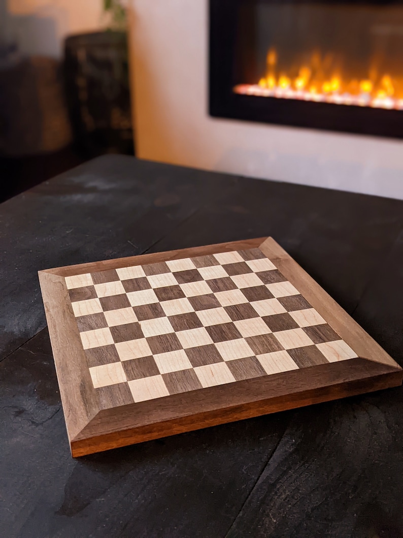 Maple and Walnut Chessboard: Tournament Style Board - Etsy