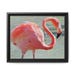 Pink Flamingo Framed Canvas Print | Tropical Home Decor - Etsy