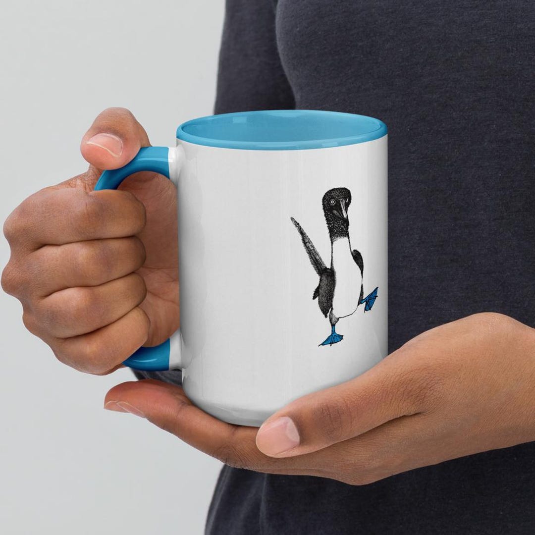 Blue-footed Booby Mug – Bird Art Coffee Cup - Etsy