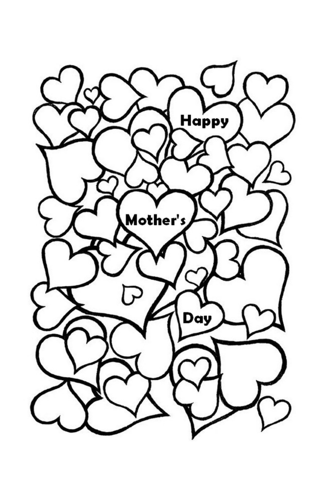 Mother's Day Coloring Book - Etsy
