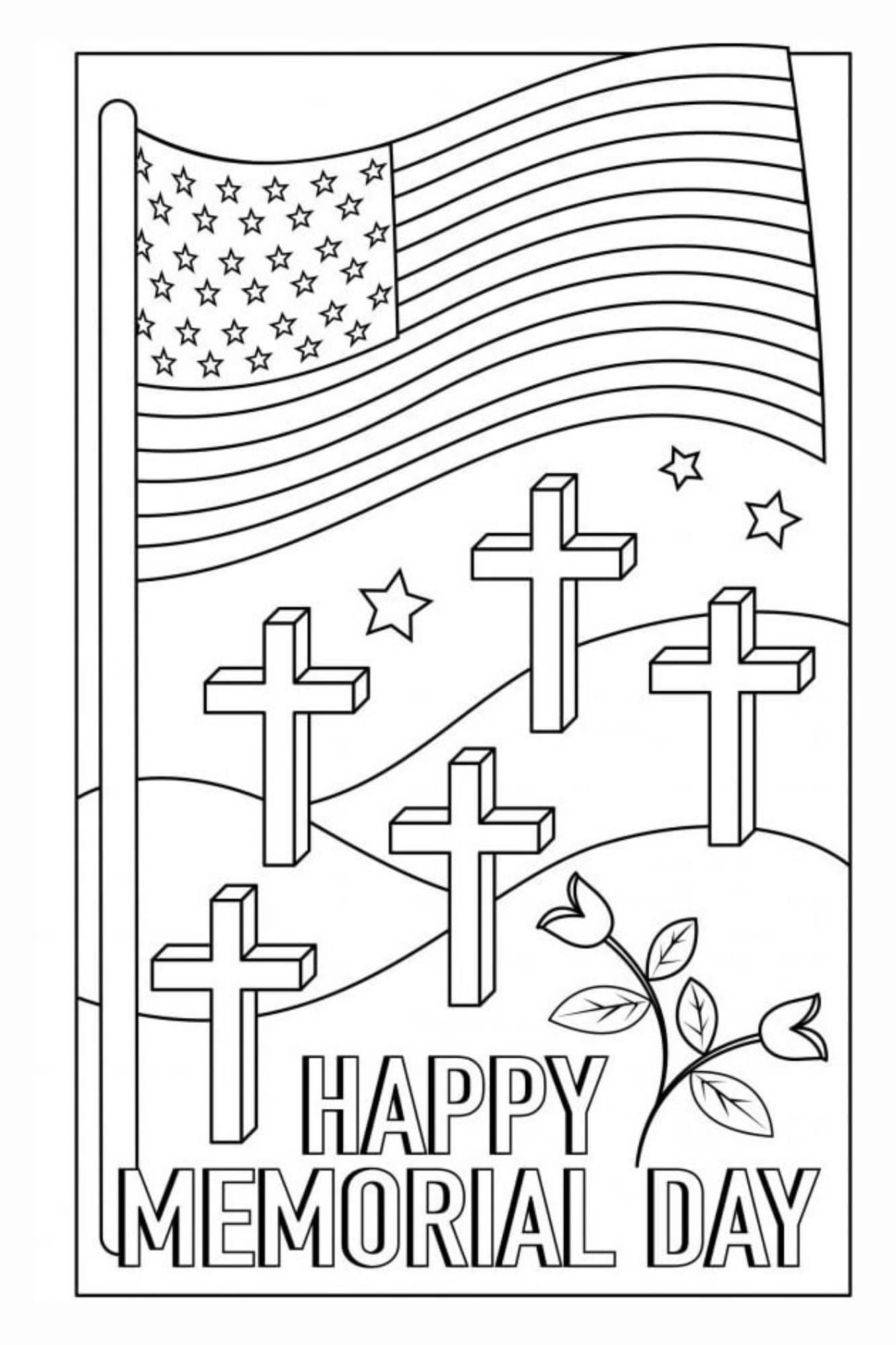 Memorial Day Coloring Book - Etsy