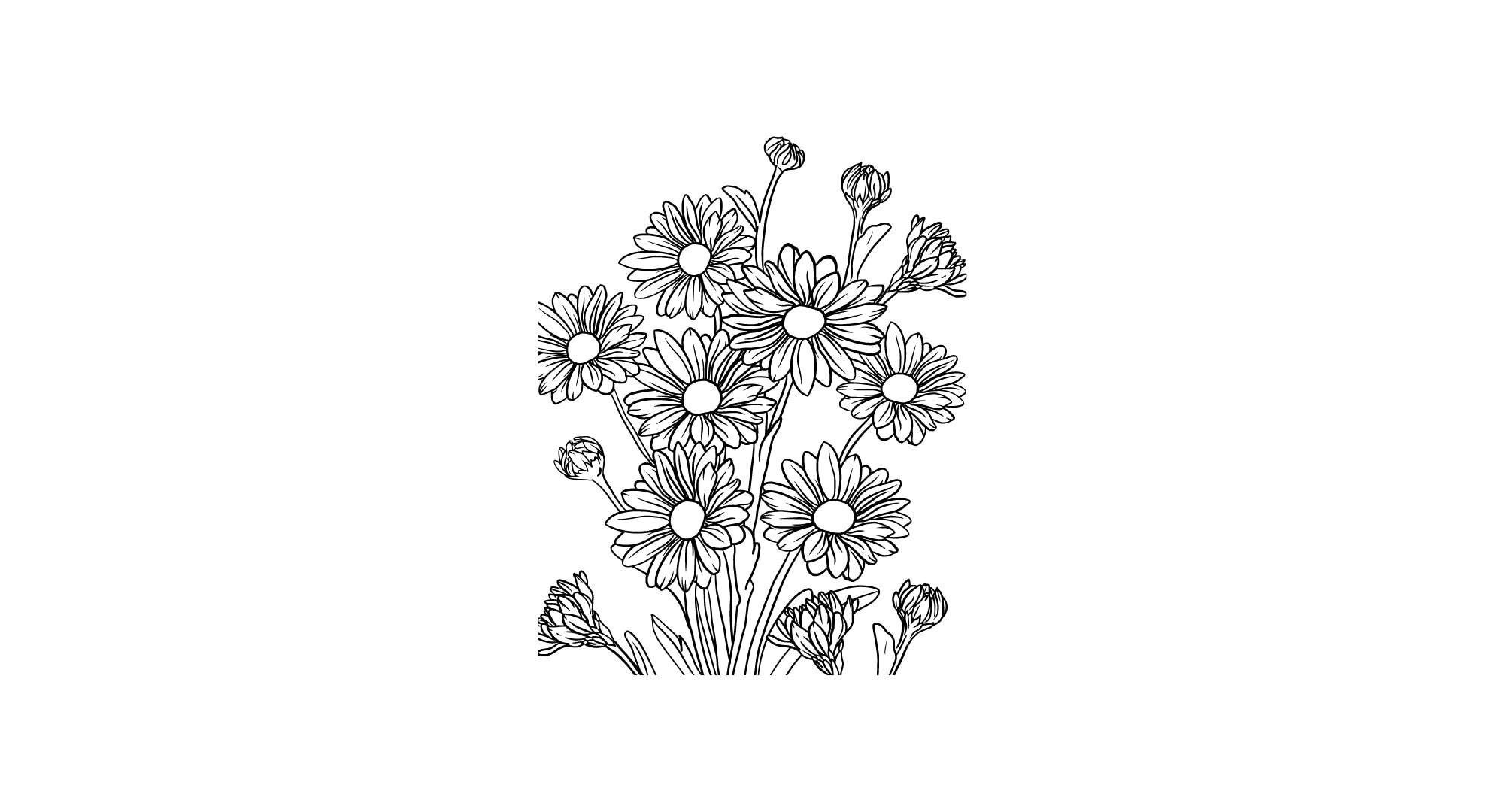 Flower Power Adult Coloring Book - Etsy