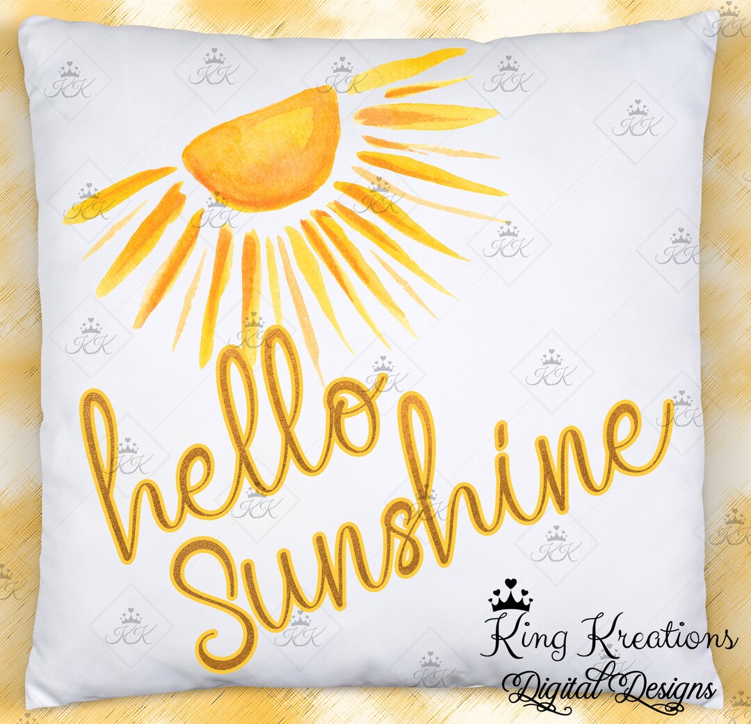 Sunshine Sublimation Design, Hello Sunshine Design, Png Transparent ...