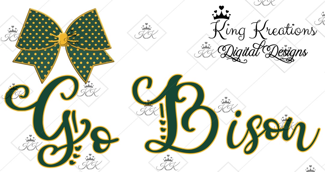 Go Bison Sublimation Design, Png Transparent, Football Design, Clipart ...