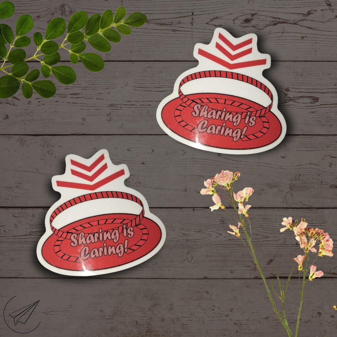 FFXIV Sharing is Caring Tank Buster Clear 2" Sticker - Etsy