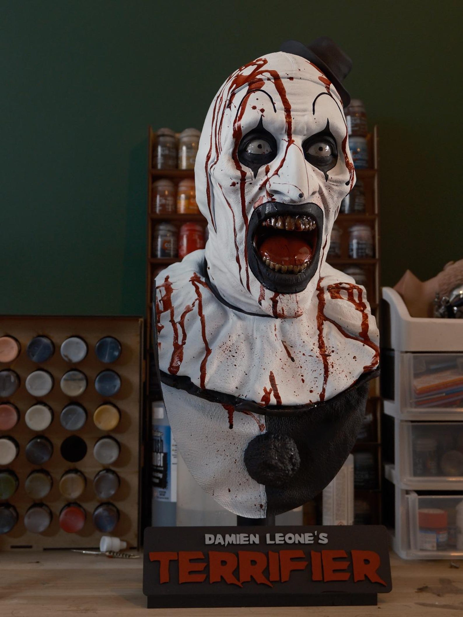 The Terrifier 3 Art Bust 1:1 "pre Order" - Etsy