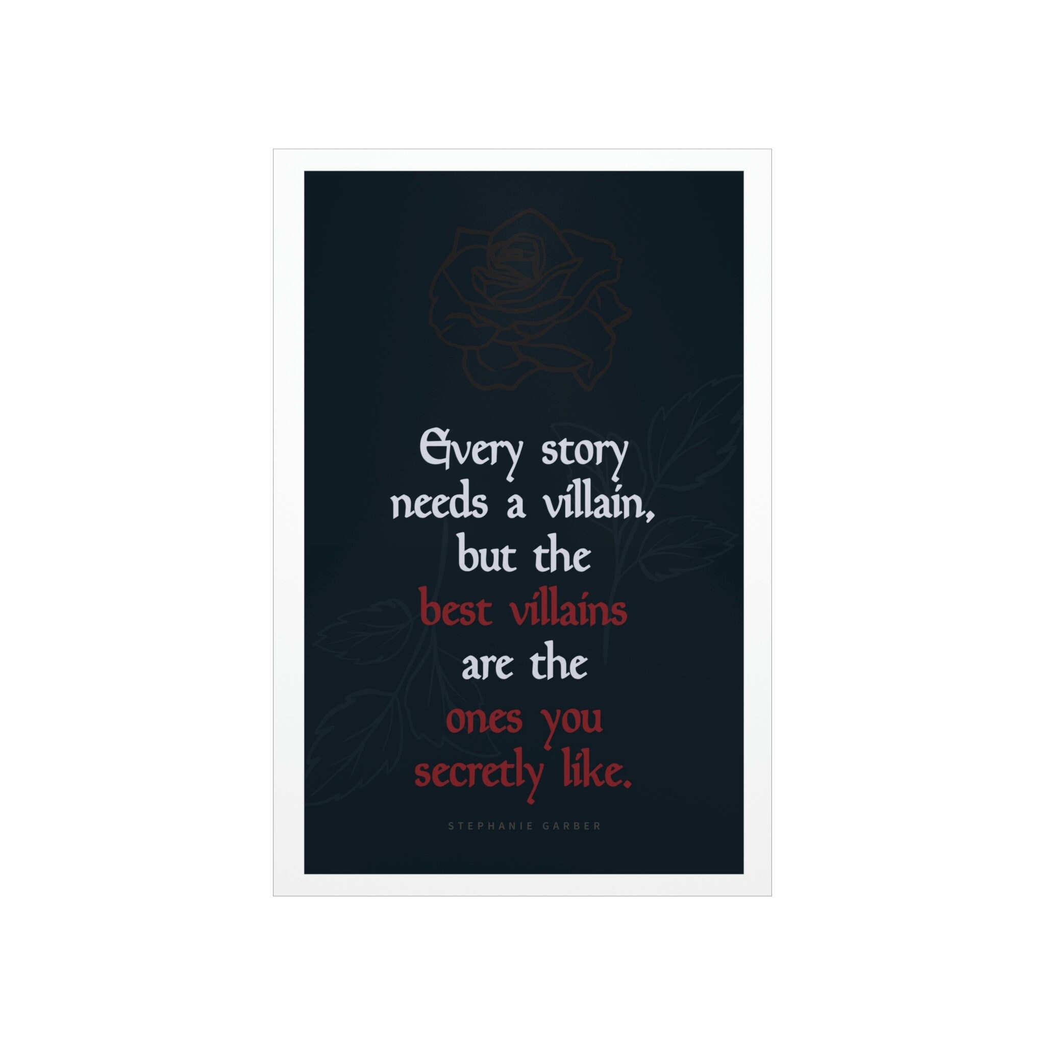 Caraval Poster | Villain | Caraval Series - Etsy