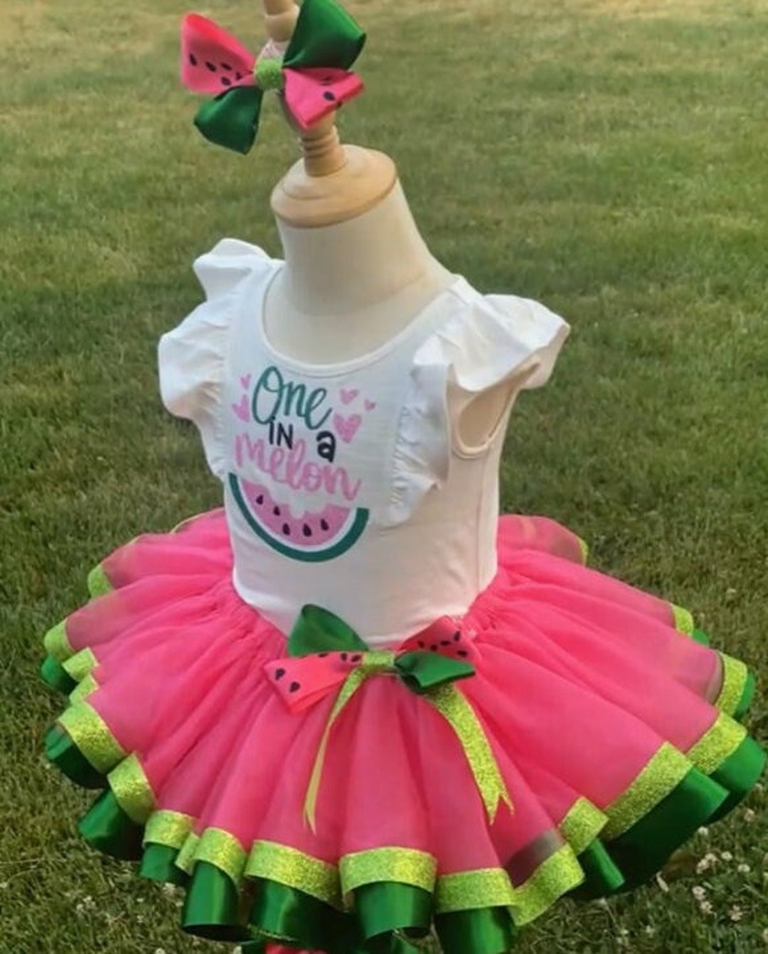 Watermelon Tutu Set / Watermelon Birthday Tutu - Etsy