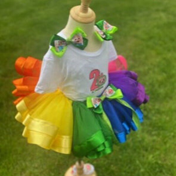 Cocomelon Tutu Outfit - Etsy
