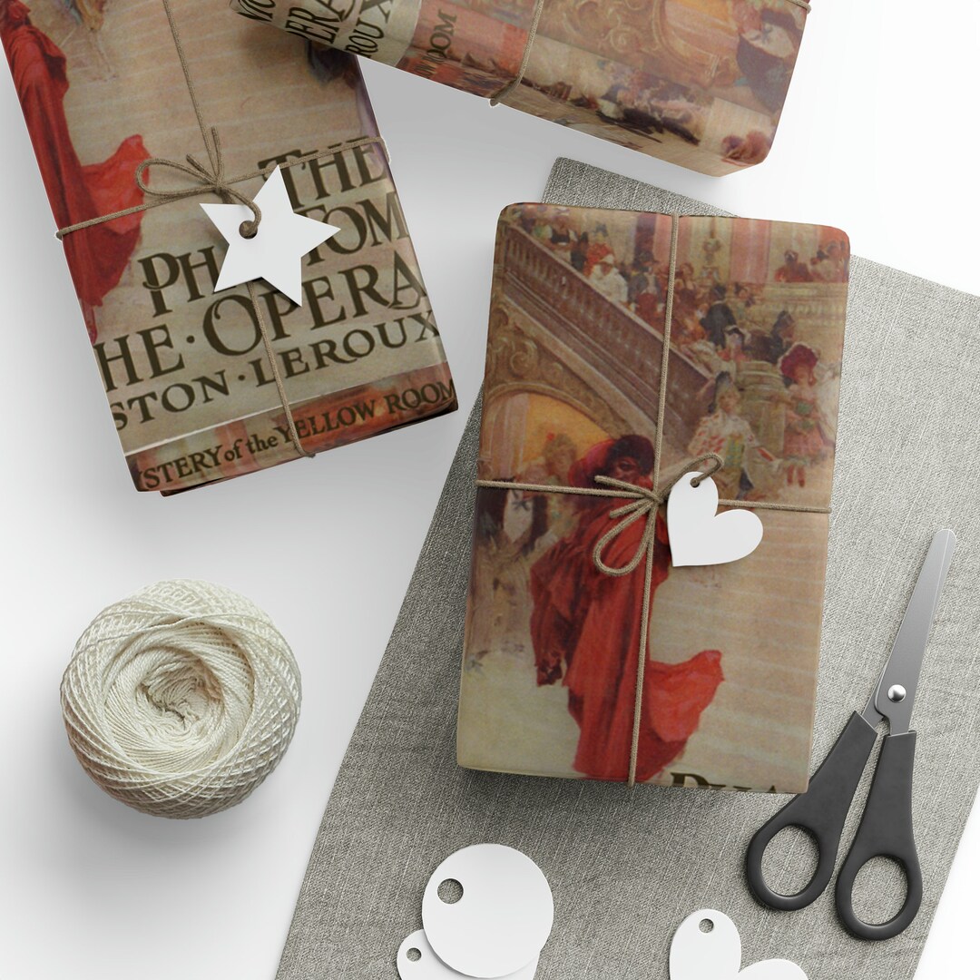 The Phantom of the Opera Wrapping Paper, Gaston Leroux. - Etsy