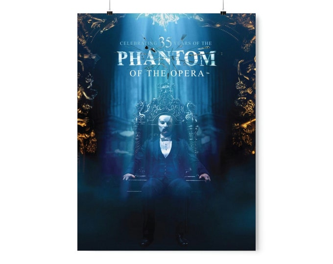 Bestseller the Phantom of the Opera 35th Anniversary, Premium Matte ...