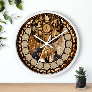 The Labyrinth Wall Clock, David Bowie, Jareth and Sarah. - Etsy