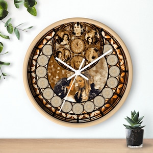 The Labyrinth Wall Clock, David Bowie, Jareth and Sarah. - Etsy