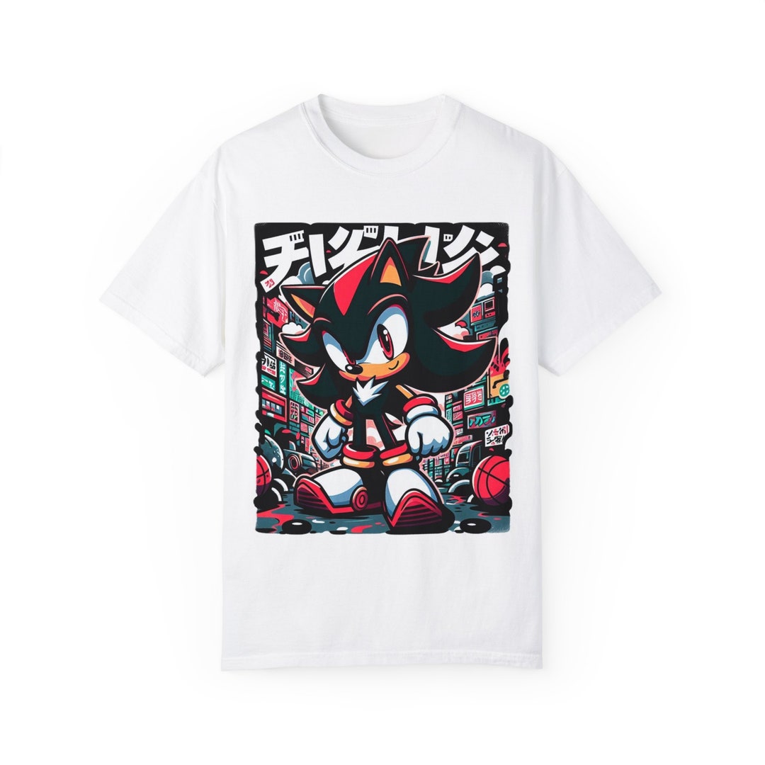 Shadow the Hedgehog TSHIRT GRAFFITI STYLE Japanese Art - Etsy