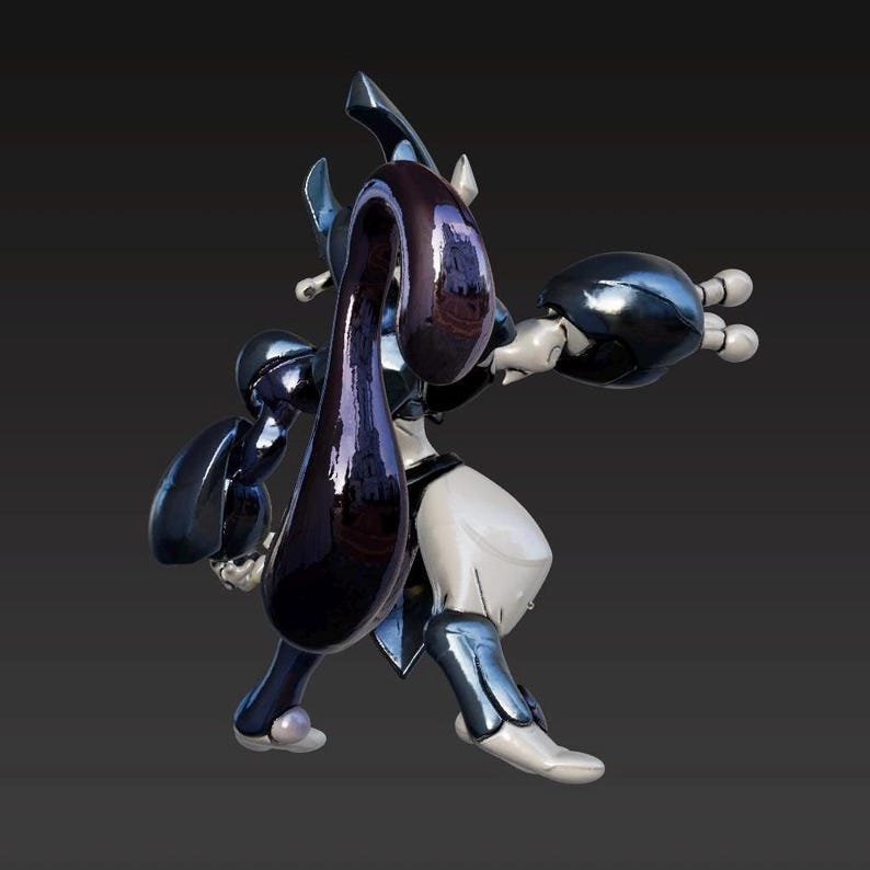 Obj Mecha Mewtwo * Pokemon - 3d File for Print Fan Art - Etsy