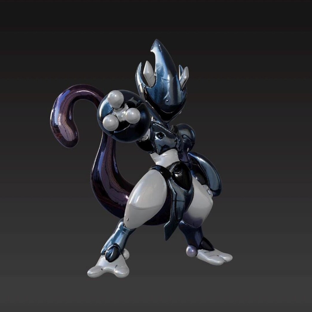 Obj Mecha Mewtwo * Pokemon - 3d File for Print Fan Art - Etsy
