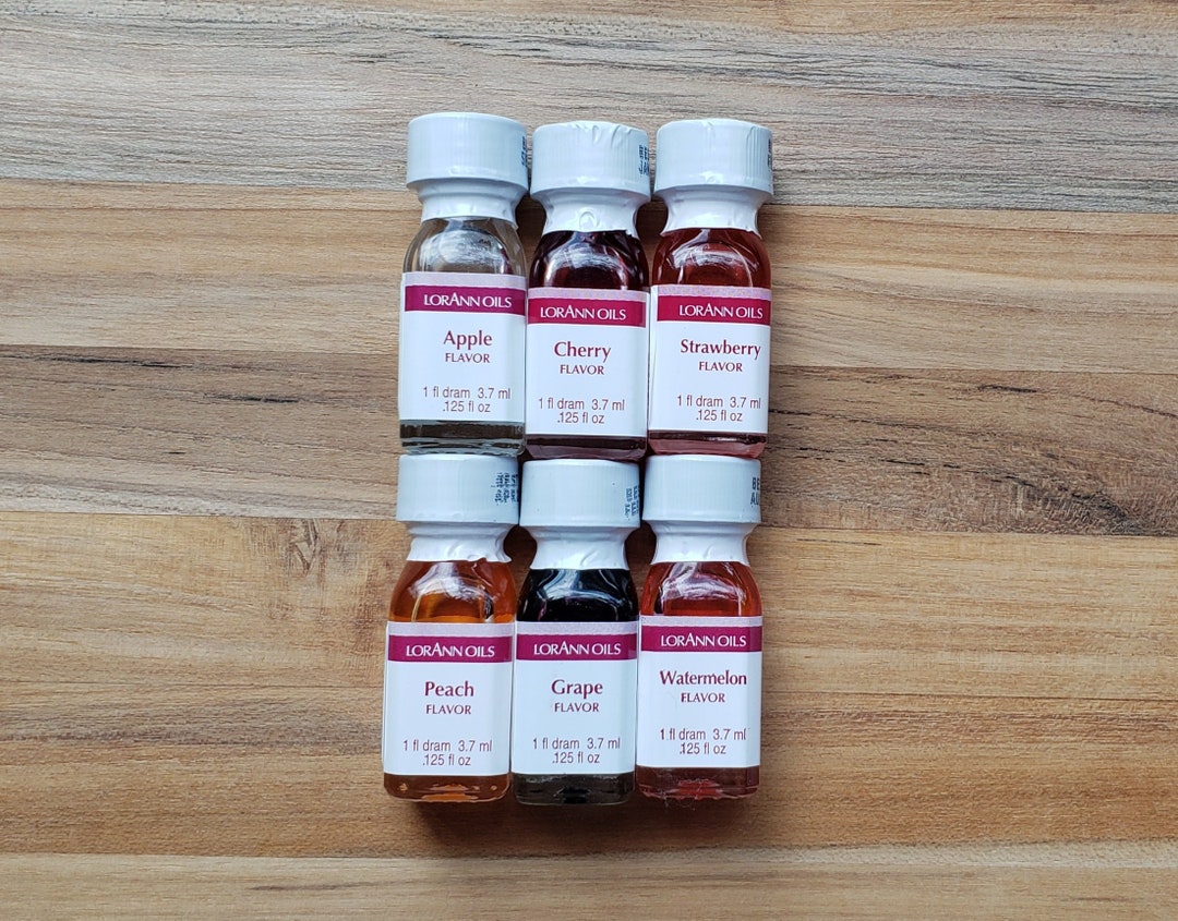 Lorann Oils Concentrated Flavors 20 Fruit Flavors 1 Dram Bottle. - Etsy