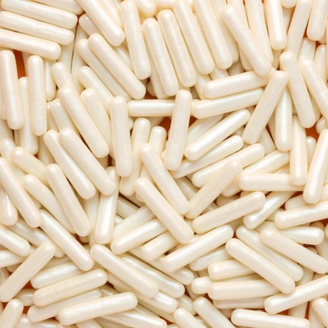 Pearl Rod Candy Sprinkles for Cakes and Cupcakes / Bridal - Etsy