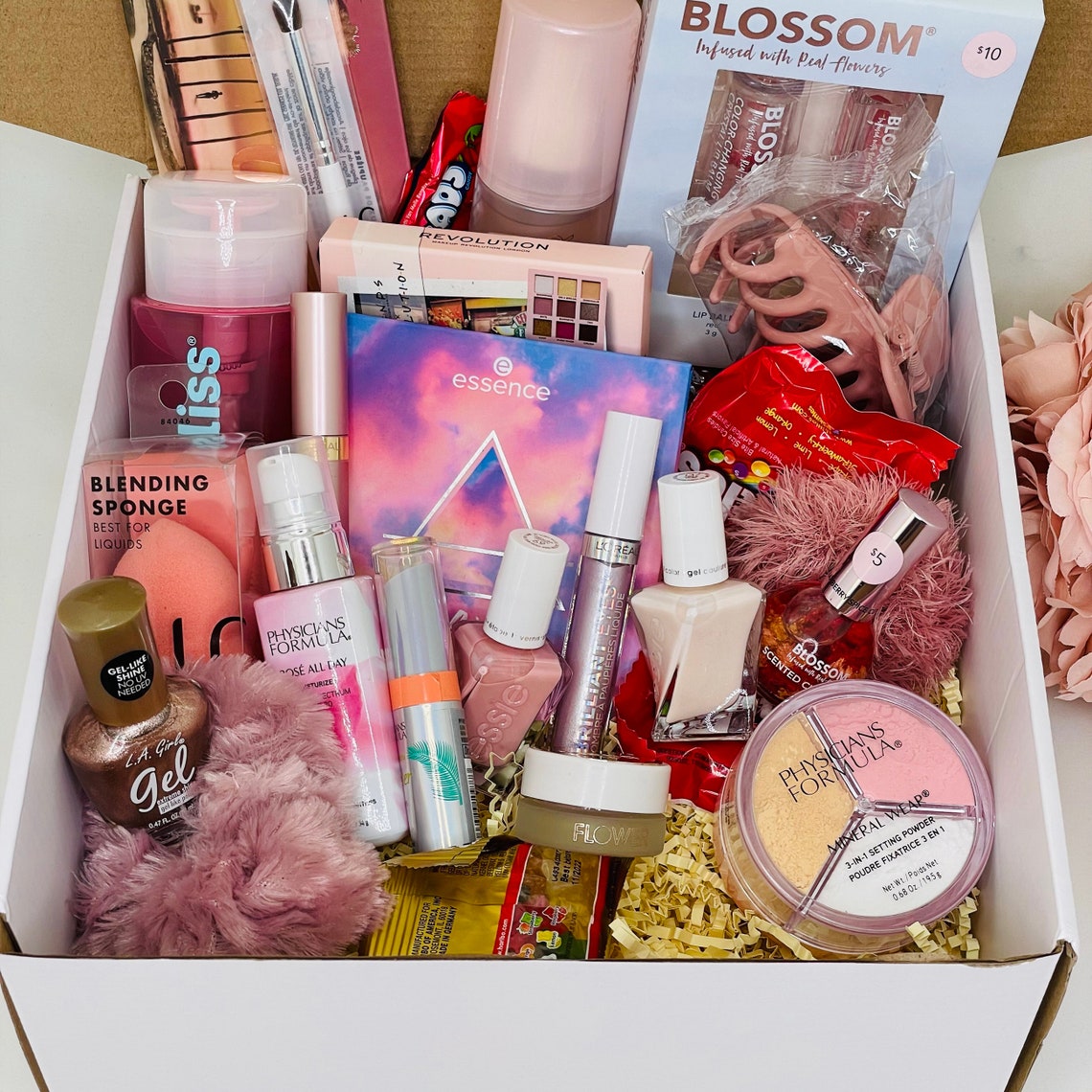 Pink Blossom Mystery Beauty Box Pink Beauty Box for Teen and - Etsy
